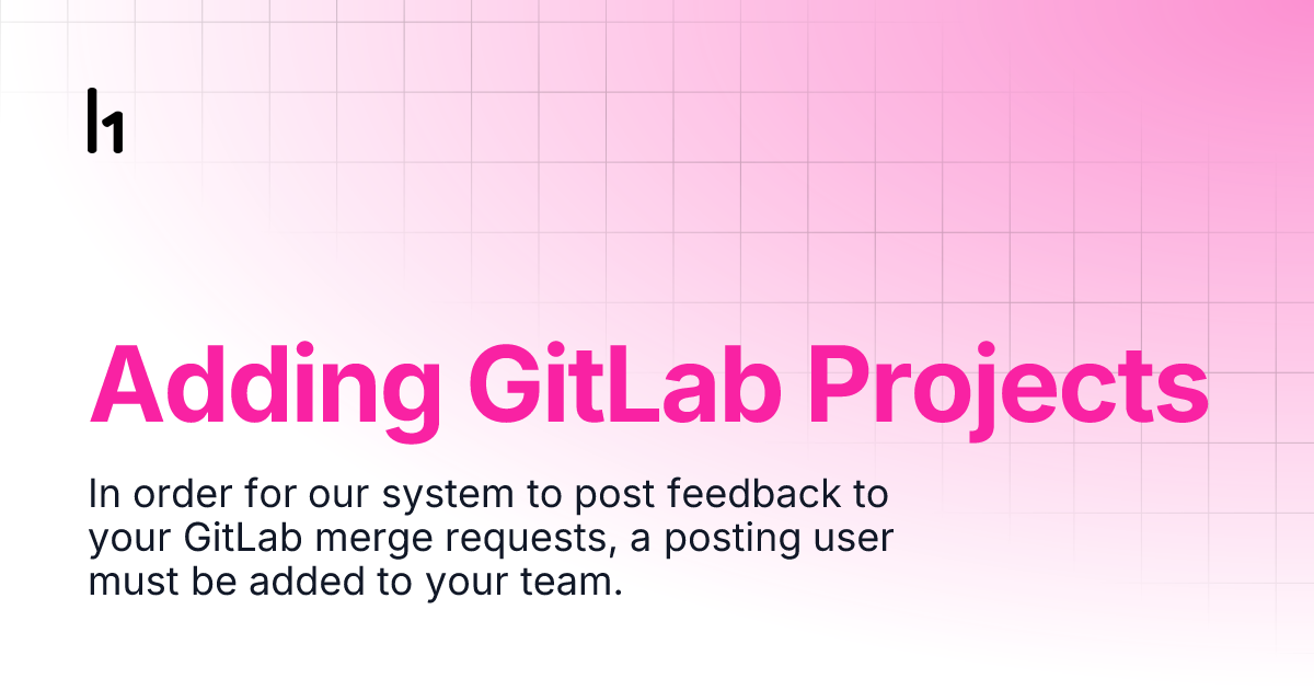 Adding GitLab Projects | Customer Documentation